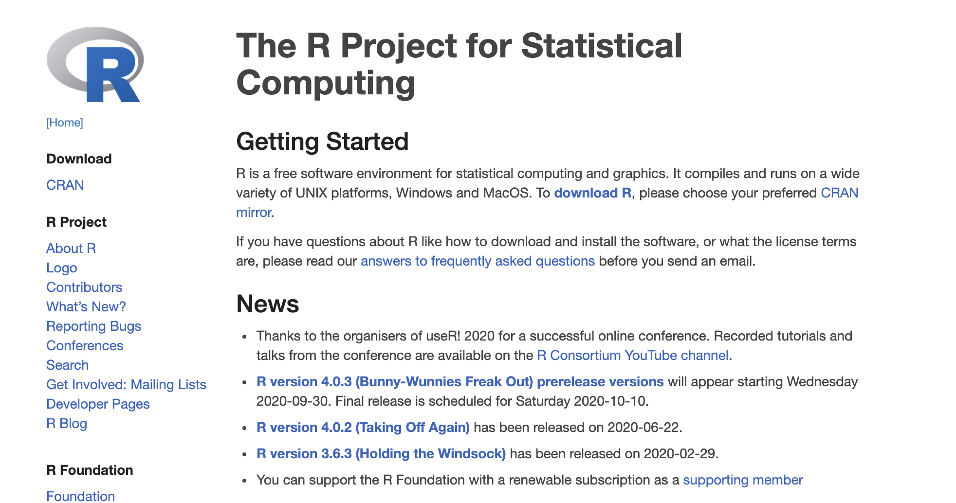 Statistical Computing: Installing R and RStudio - Query